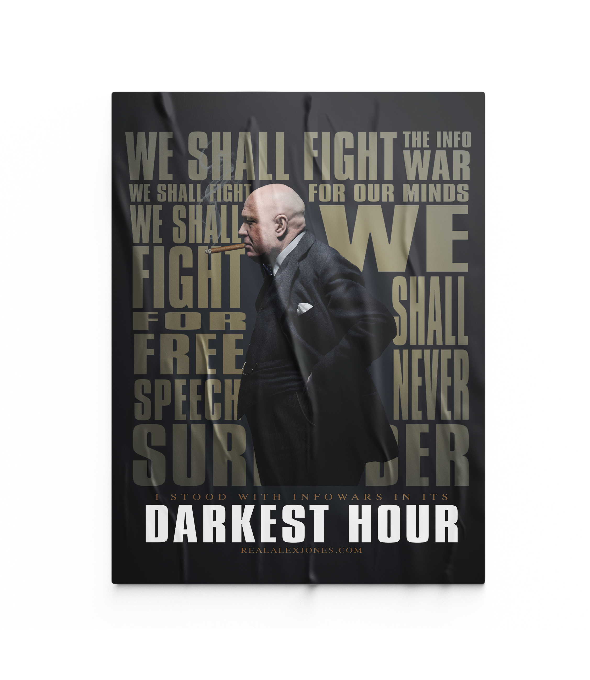 Alex Jones Darkest Hour "Limited Edition" Fundraiser Poster – REAL AJ STORE